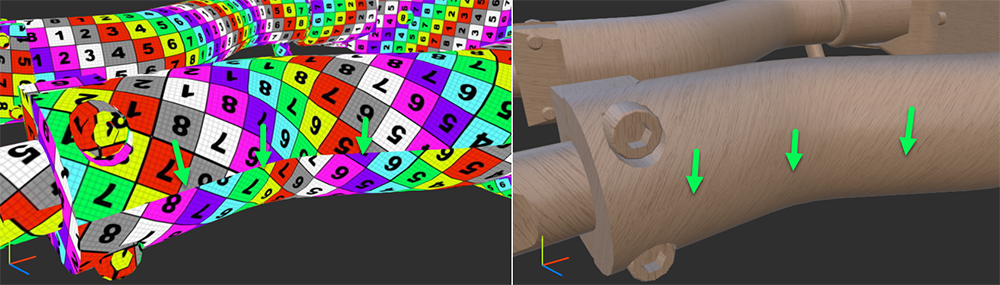 Continuous UVs from CAD Models